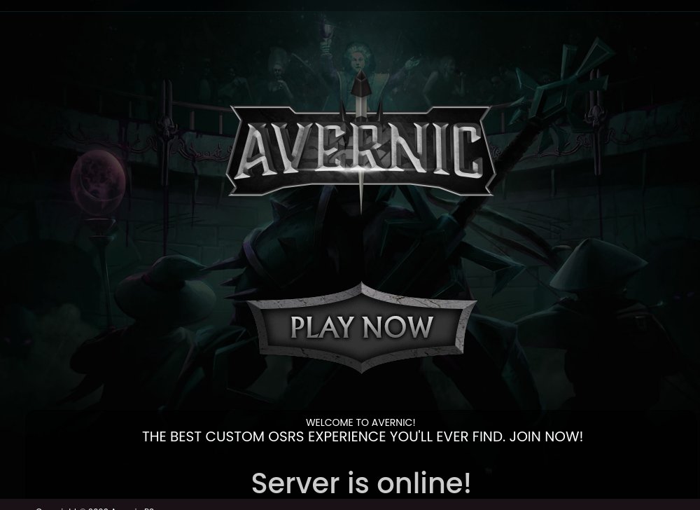 Avernic - Season 2 - RSPS List - RuneScape Private Servers