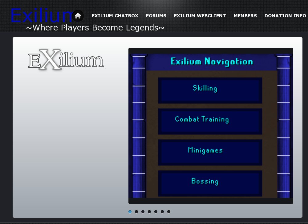 Exilium 317 - RSPS List - RuneScape Private Servers