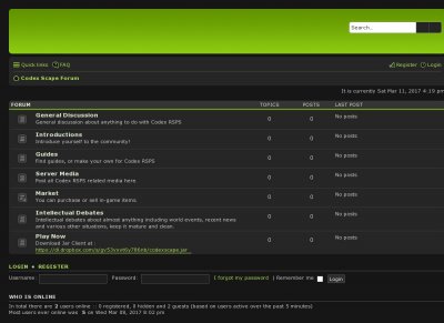 Codex-RSPS - RSPS List - RuneScape Private Servers