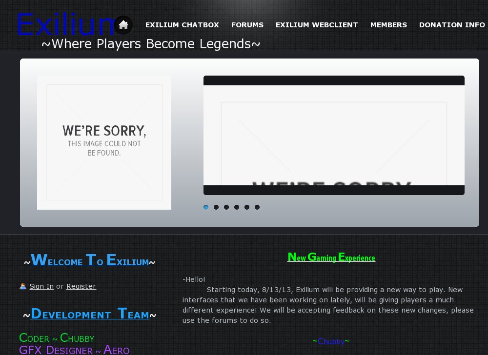Exilium - RSPS List - RuneScape Private Servers