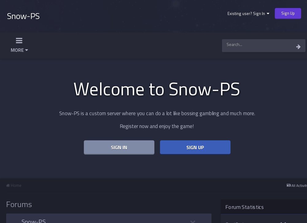 Snow-PS - RSPS List - RuneScape Private Servers